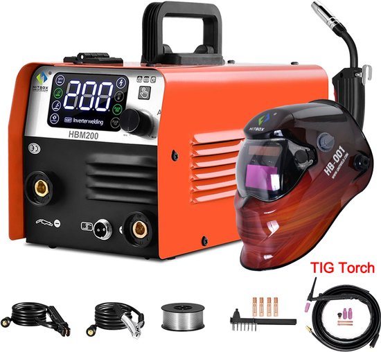 3 In 1 - Tig Lasapparaat - Mma Lasmachine - Lasser - Las Helm - Met Las ...