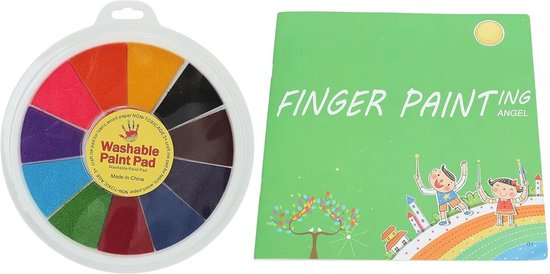 Jojoy - Eenvoudig uitwasbare Vingerverf - Kinderverf - Kinder Verf ...
