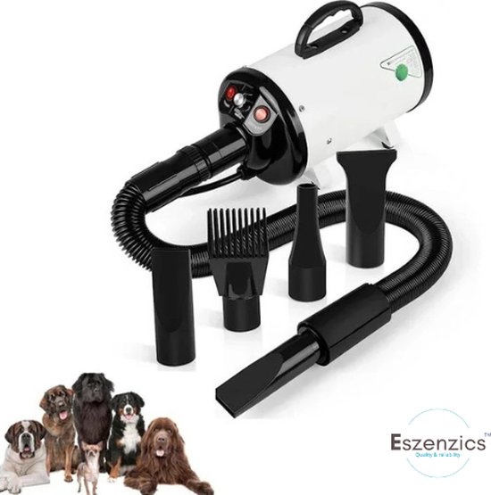 Eszenzics™ Hondenföhn Pro9 - Professionele hondenföhn - Droger - 2800W ...