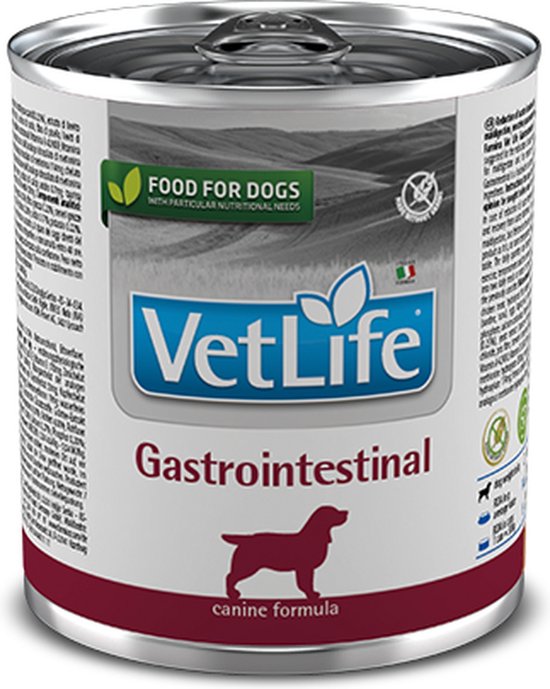 Vet life gastro-intestinaal voor honden 6 eenheden - 300g (Kip - Vis ...