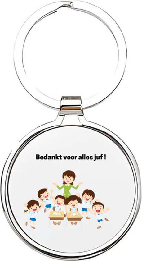 Akyol - bedankt voor alles juf Sleutelhanger - Juf - de leukste juf ...