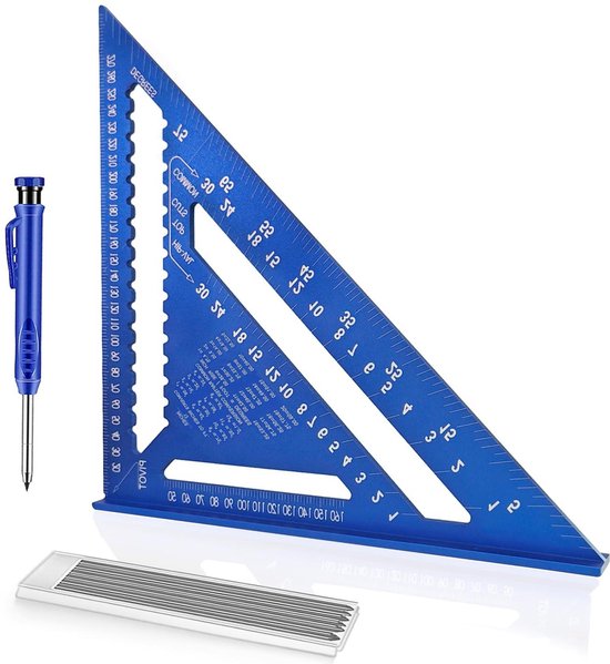 Multifunctional 300mm Chamber Angle Protractor - Aluminum Alloy Angle ...