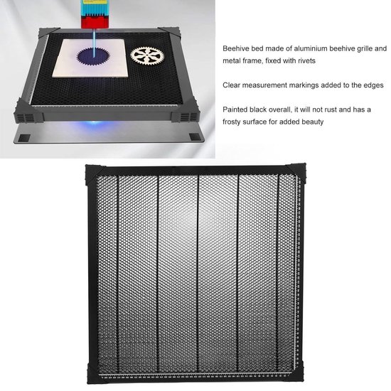 Laser Work Table with Measurement Marking and Aluminium Sheet for Laser ...