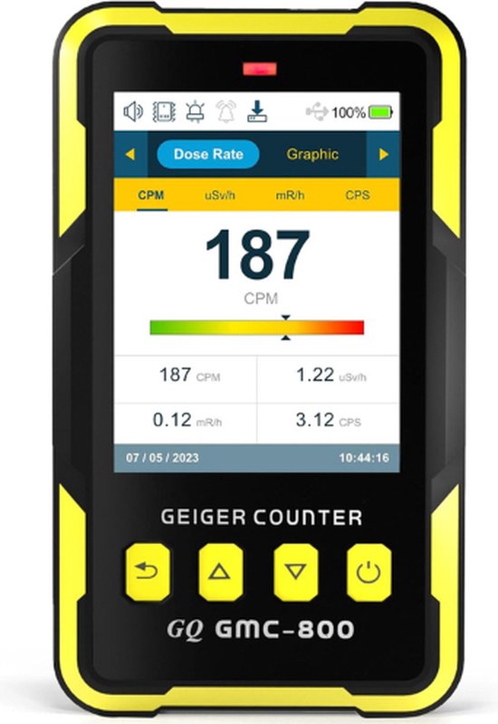 GQ® Stralingmeter - Stralingsdetector - Stralingsmeters - Straling Meter -... | bol