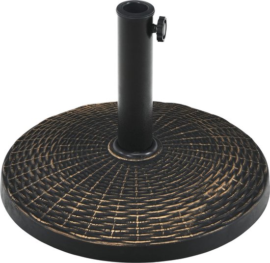 Ronde Parasolstandaard voor Parasolstok 39/48 mm - Duurzame Parasolvoet ...