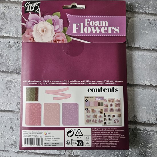 Foam bloemen paars, diy kit, zelf bloemen boeket maken | bol