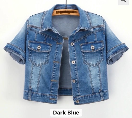 Denim kort dames jasje | bol