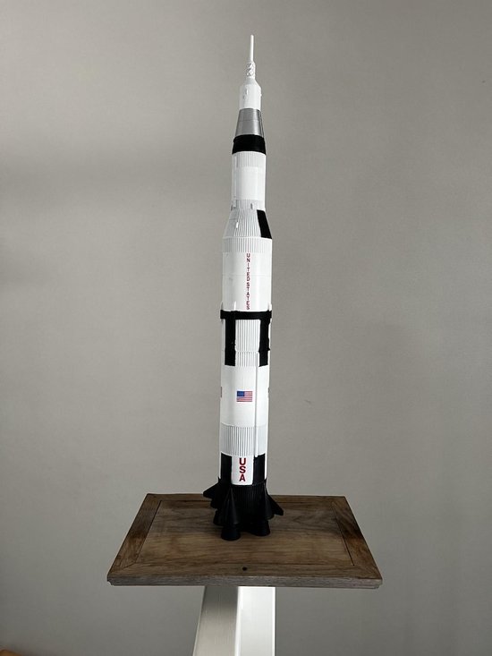 Saturn V Apollo Raket model 110cm | Iconische Saturn 5 Ruimteschip ...
