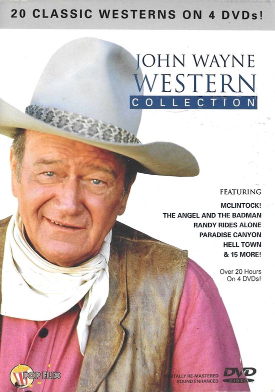 John Wayne Western Collection - 20 Classic Westerns On 4 DVD Collectors ...