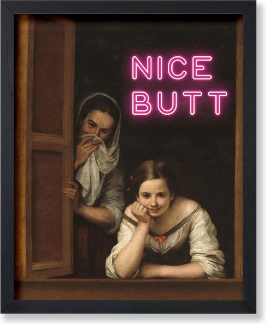 Canvas poster - Nice butt - muurposter - binnenposter - muur poster ...