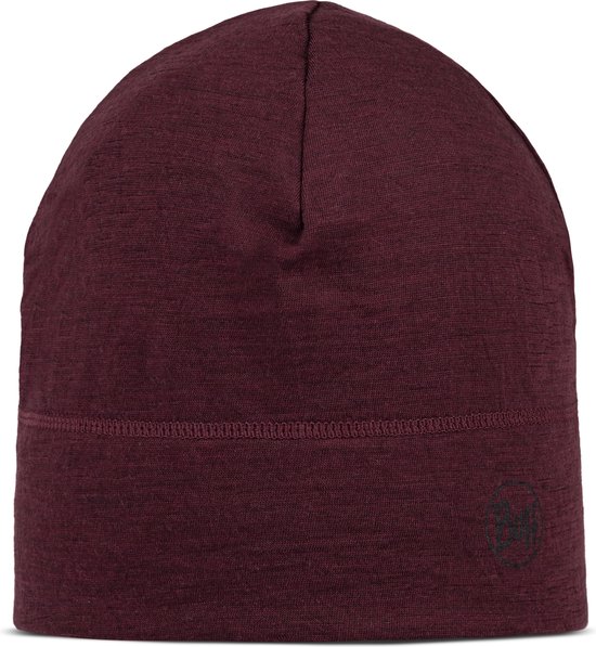 BUFF© Merino Lightweight Beanie SOLID GARNET - Muts | bol