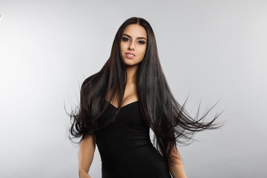 Luxa Hair - 40cm Clip in Extensions 100% Human Hair in de kleur Jet ...