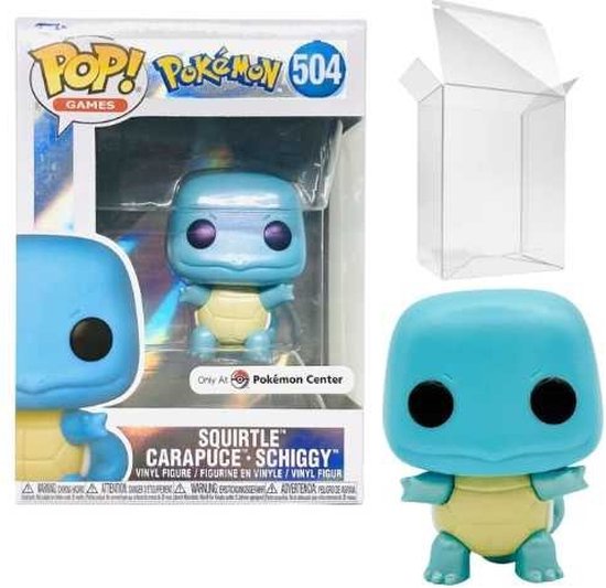 Funko Pop! Games: Pokemon - Squirtle #504 (Only at Pokémon Center ...