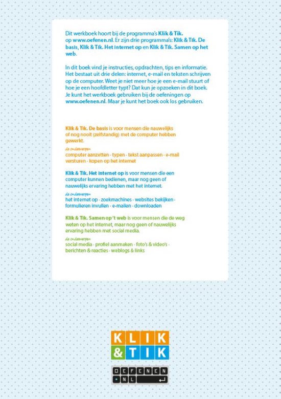 Oefenen.nl - Klik & Tik | 9789086964949 | Fouke Jansen | Boeken | bol
