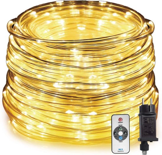 20 Meter LED Lichtslang met Afstandsbediening - 400 Leds, Dimbaar en ...