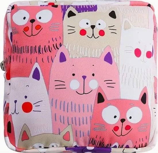 Maandverband Tampon Make-Up Tasje - Handig voor Onderweg ...