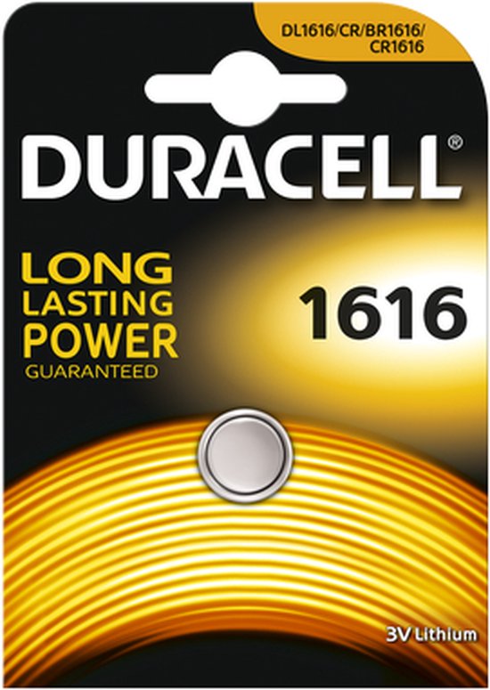 Duracell CR1616 lithium batterij - 5 stuks | bol