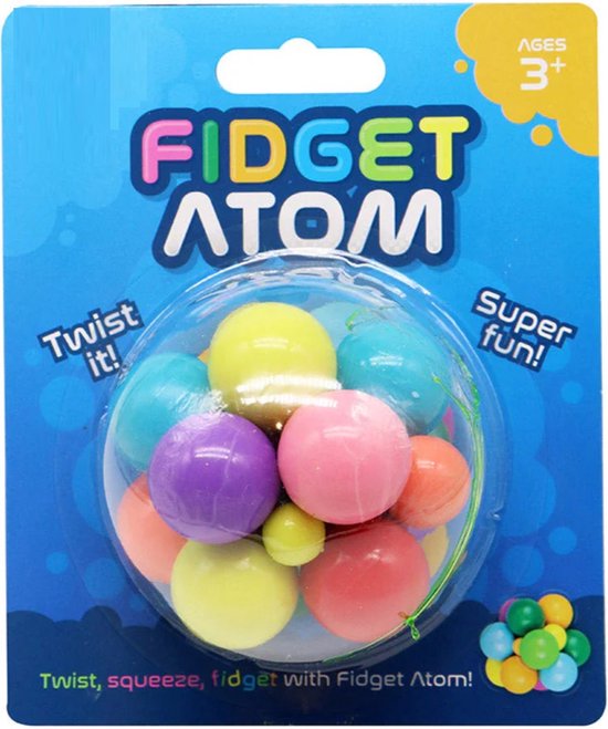 Fidget Atom Ball - Friemelspeelgoed - ADHD - Zintuigelijk | bol