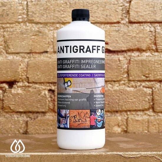 AntiGraff Go Pro 10L - Anti Graffiti Coating - Gevel impregneer voor ...