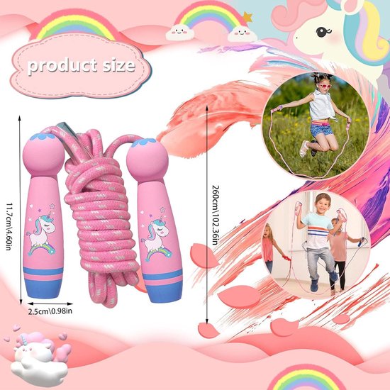 Mrs. Jones Springtouw voor kinderen verstelbaar sport touwspringen ...