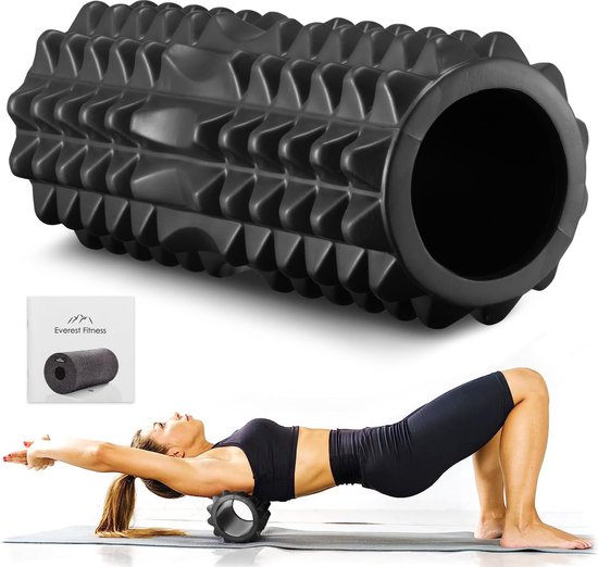 EVEREST FITNESS foam roller massage 33 cm - Massage roller met spikes ...