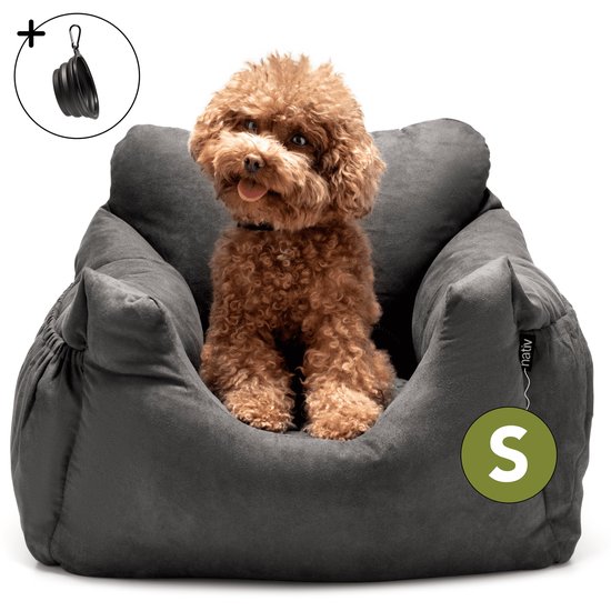 NATIV Autostoel Hond - Automand voor kleine hond - Maat S - 50 x 40 cm ...