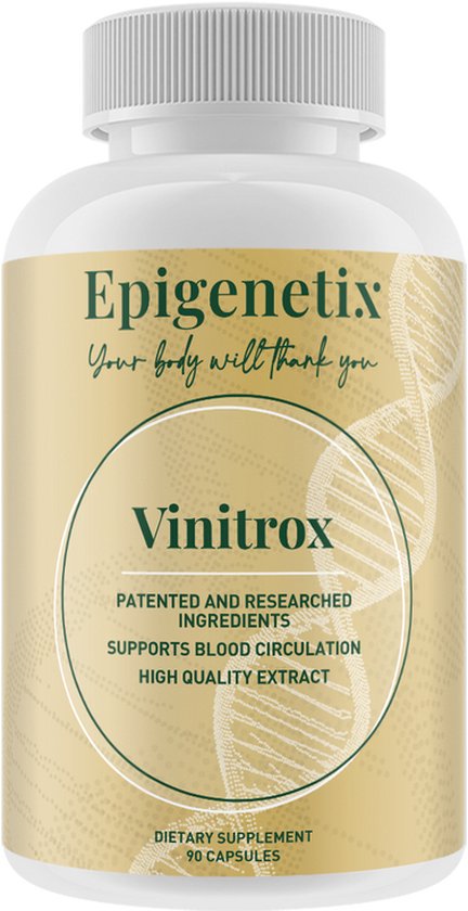 Epigenetix - Vinitrox - 90 Capsules - Optimaliseer je cardiovasculaire ...