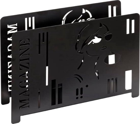 Stijlvolle Metalen Krantenhouder Met Modern Ontwerp Voor Elke Ruimte | bol