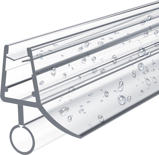 EMKE Doucheafdichting - PVC Afdichting Douchedeur - S02 - 100cm Lang ...