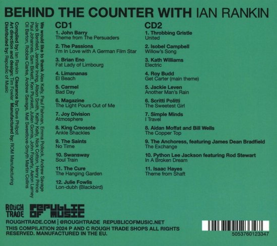 Various Artists - Behind The Counter With Ian Rankin (2 CD), various ...