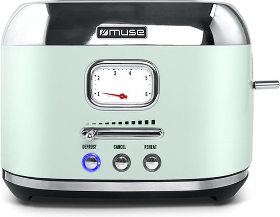 Muse - MS-120AG broodrooster, 1.000 W, antraciet | bol