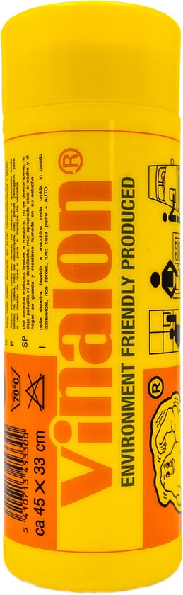 Vinalon Zeemvel Glad - 45 x 33cm | bol