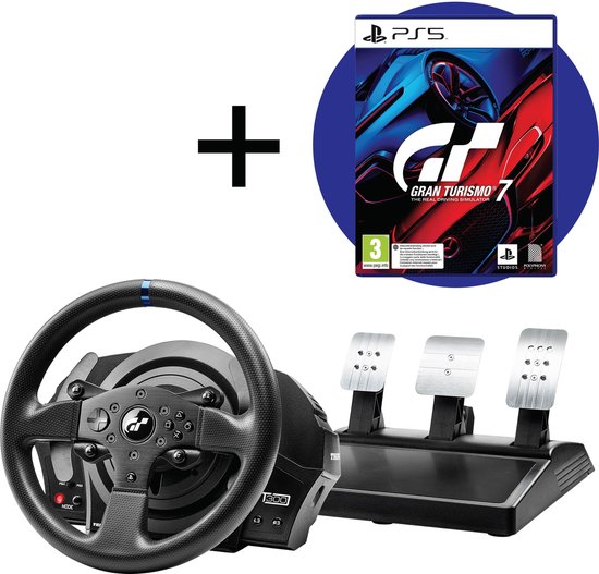 Thrustmaster T300 RS GT Racestuur - Gran Turismo 7 PS5 - Bundel | bol