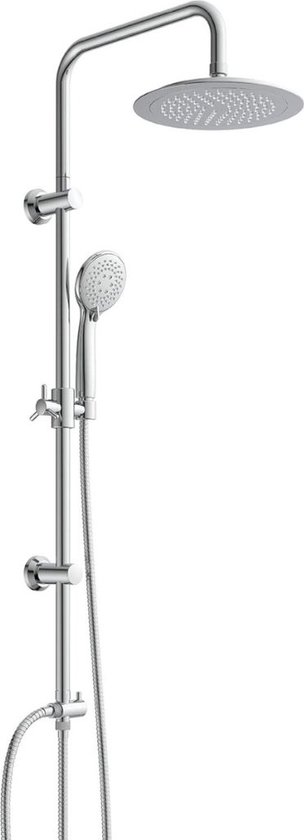 Stijlvolle Zelfklevende Douche Set met Regendouche en Handdouche Zonder ...