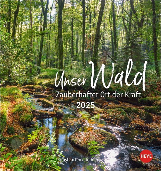 Unser Wald Postkartenkalender 2025 - zauberhafter Ort | bol