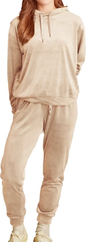 Dames huispak Fleece - Lounge set dames - Vrouwen warm pyjama pak ...