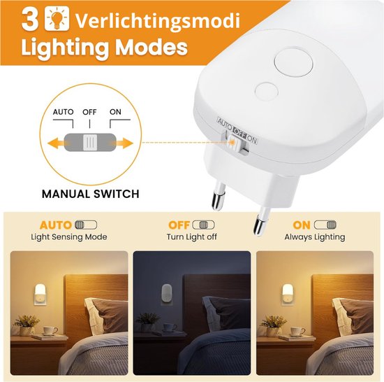 LifeStages - Stopcontactlamp - Nachtlampje - Voor - Kinderkamer - Hal ...