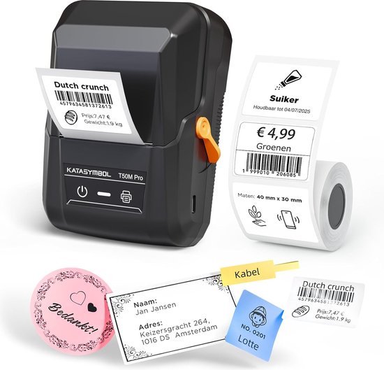 Labelmaker - Labelprinter - Draadloze printer - Bluetooth - Labelwriter ...