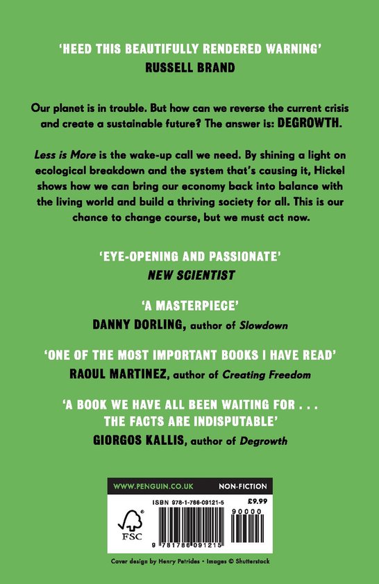 Less is More, Jason Hickel | 9781786091215 | Boeken | bol