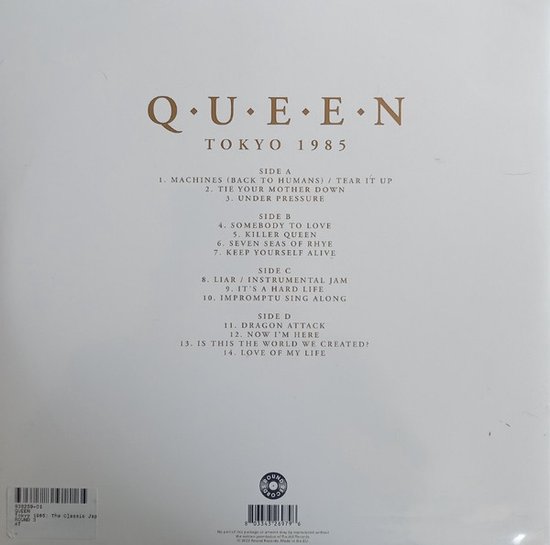 Queen - Tokyo 1985 Vol. 1 (LP), Queen | Muziek | bol