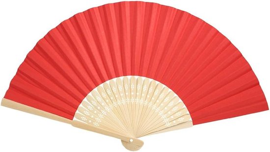 Opvouwbare Chinese ribben fan DIY leeg papier fan bruid dansen - kerk ...
