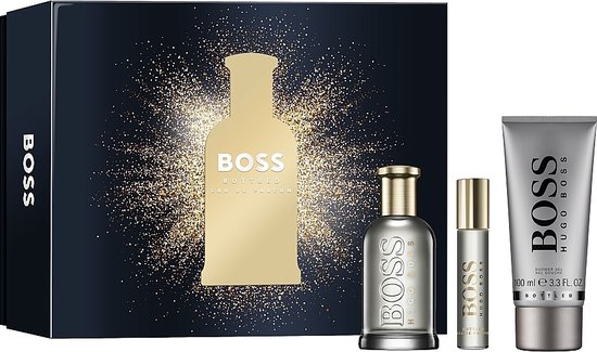 Hugo Boss Bottled Eau de Parfum Gift Set 100ml + 10ml Eau de Parfum ...