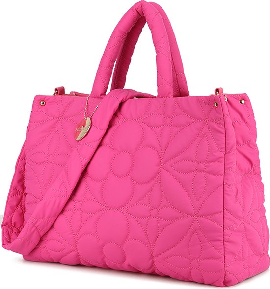 Giuliano stoffen handtas Freesia - Beige - Dames | bol