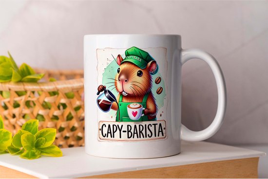 Mok Capy Barista - Capibara - Capybara - FunnyAF - AlwaysSarcastic ...