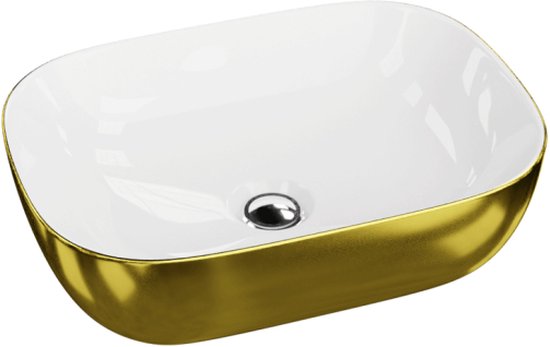 LAVITA® Opzetwastafel COSTA Keramische Wastafel voor Badkamer en ...