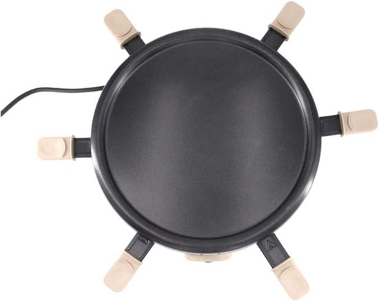Crêpière Grill Happy Cheese Trio 1200W Elektrische Raclette met 6 ...