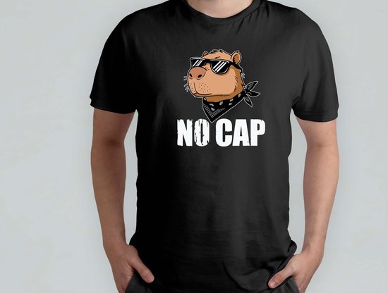 No Cap - T Shirt - Capibara - Capybara - FunnyAF - AlwaysSarcastic ...