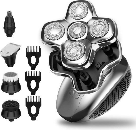 Lexium Skull Shaver - Scheerapparaat Mannen – Trimmer - Tondeuse - Hoofd Kaal Scheren | bol