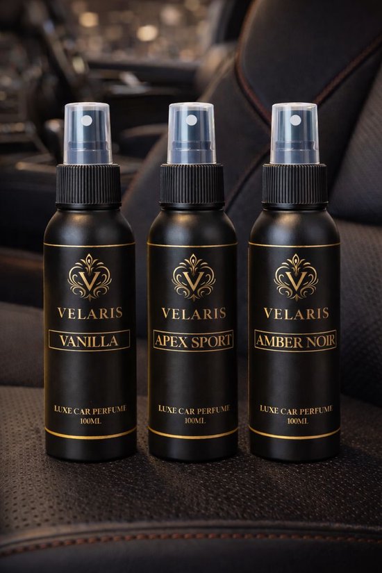 Velaris - Luxe Car Perfume Voordeelpakket – Auto parfum spray – Vanilla ...
