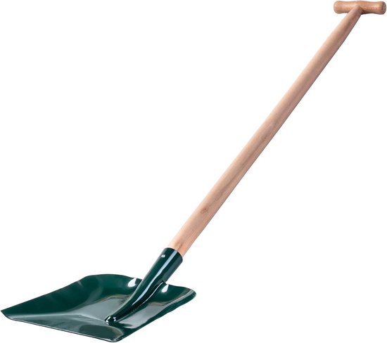 Stevige Schep met Ergonomische Houten Steel voor Tuin en Bouw | bol